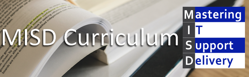 MISD Front Page - Mastering IT Support Delivery